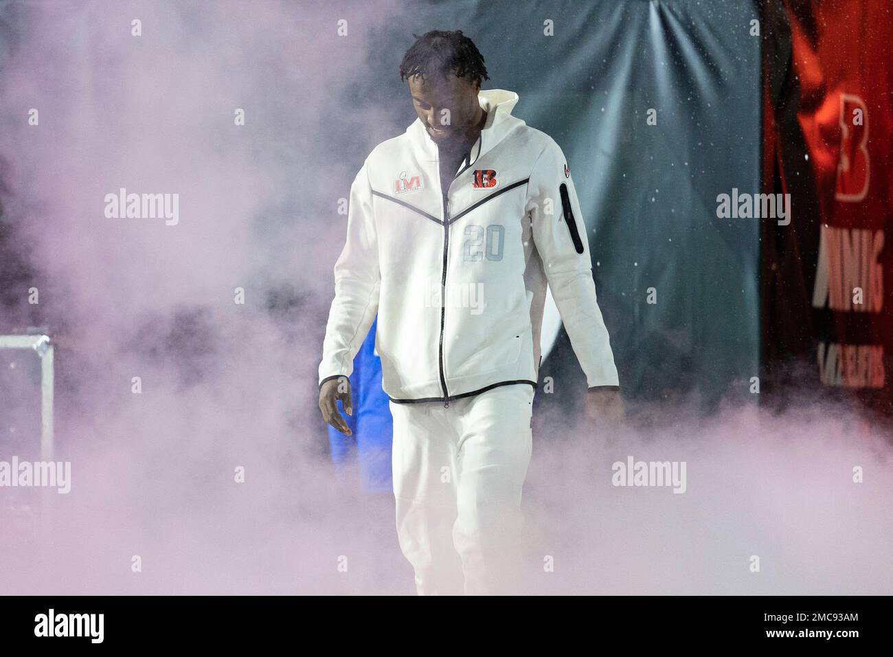 Cincinnati Bengals cornerback Eli Apple (20) enters the field during ...