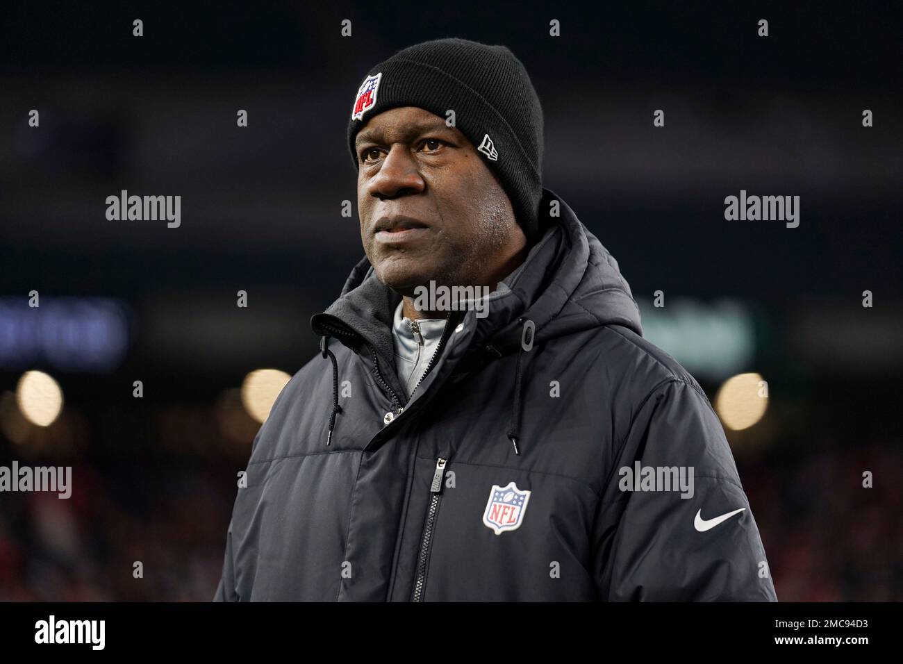 Former Cincinnati Bengals player David Fulcher attends the Super Bowl ...