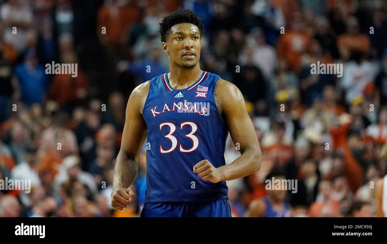 Kansas forward David McCormack (33) during the second half of an NCAA ...