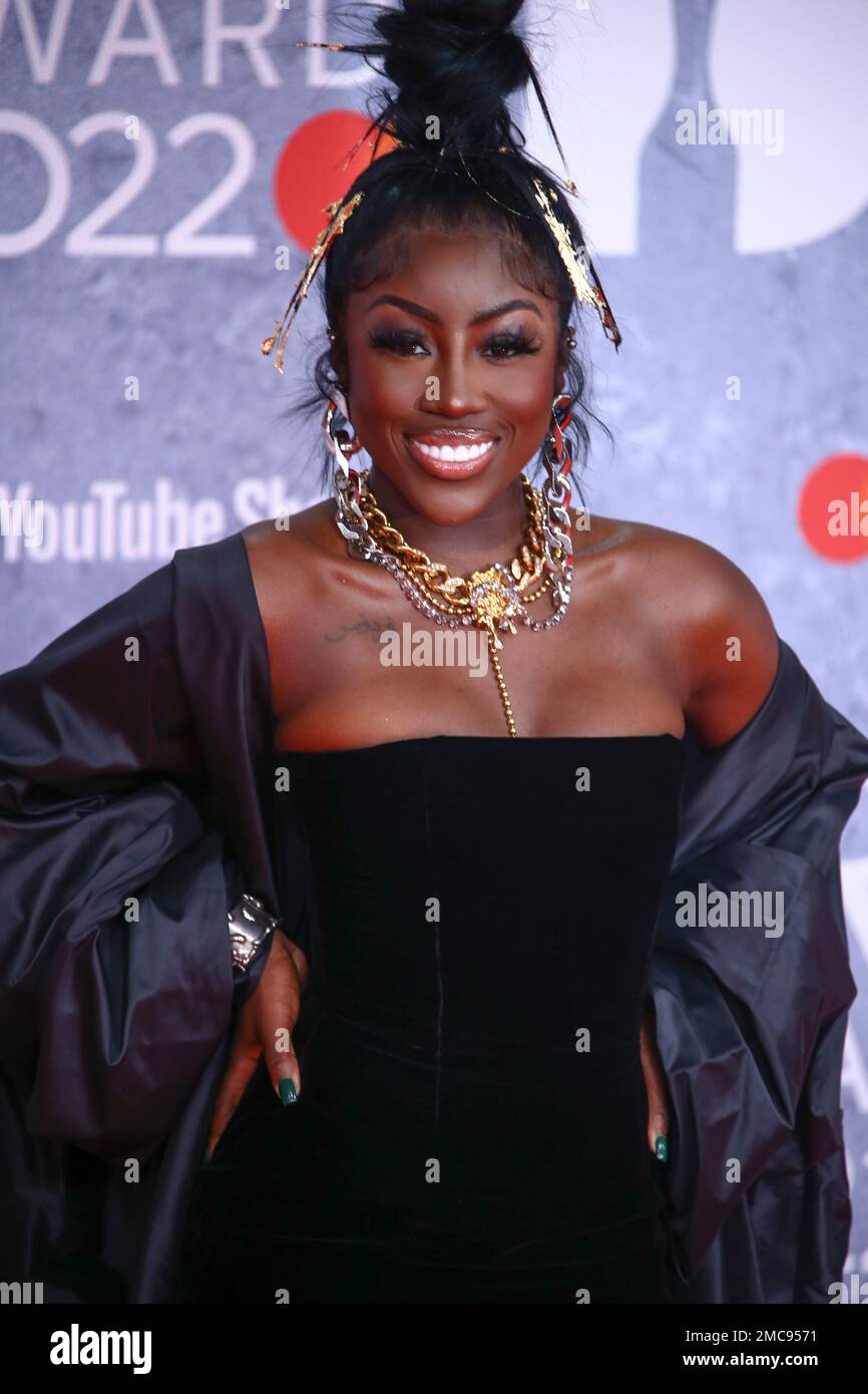 Bree Runway poses for photographers upon arrival at the Brit Awards ...