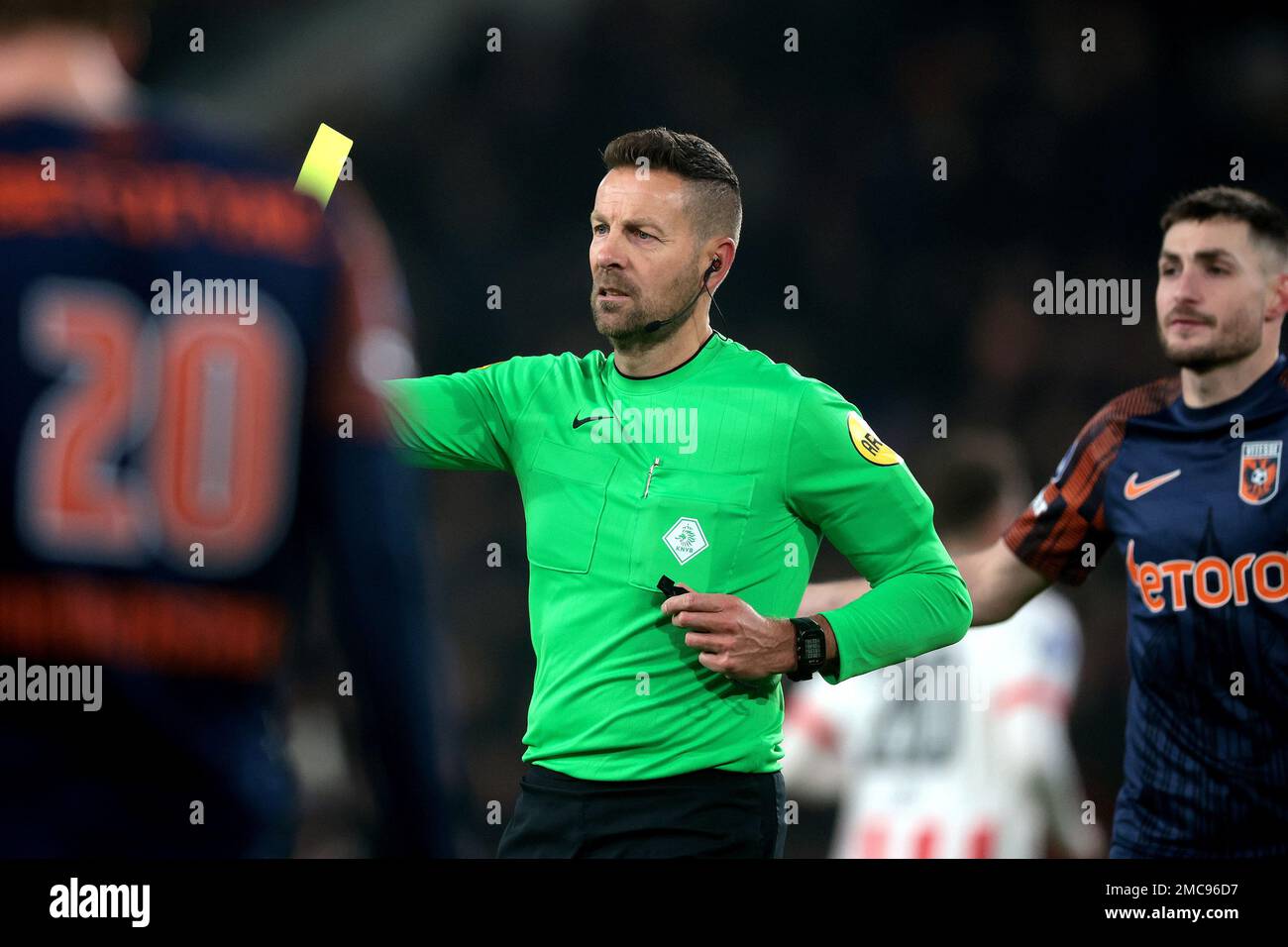EINDHOVEN - Referee Pol van Boekel during the Dutch premier league ...
