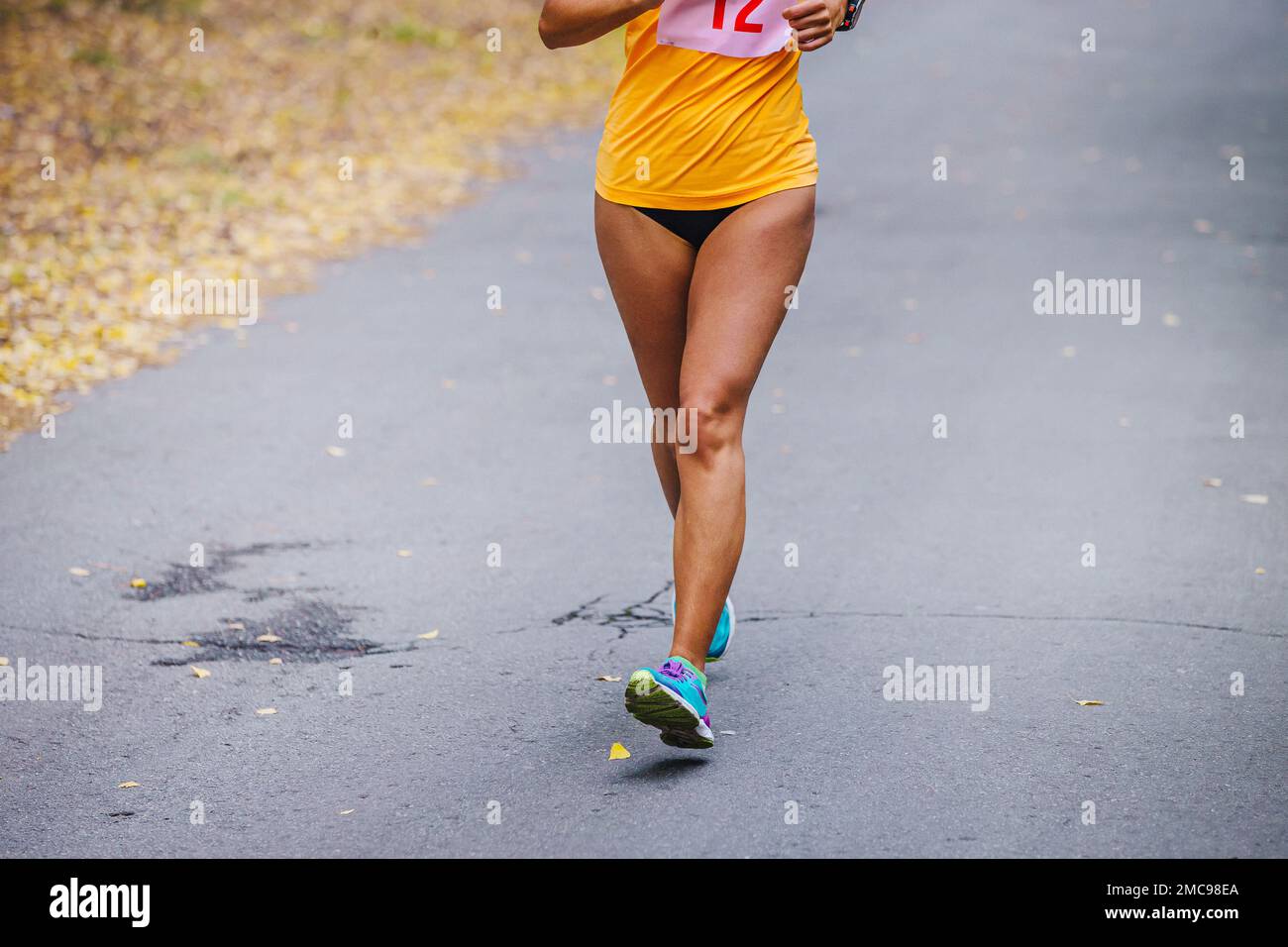 Sportive female legs running on hi-res stock photography and images - Alamy