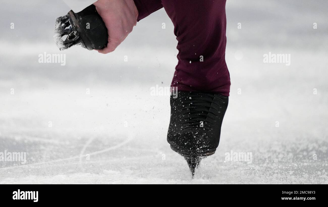 Ivan Shmuratko, of Ukraine, competes during the men's short program ...