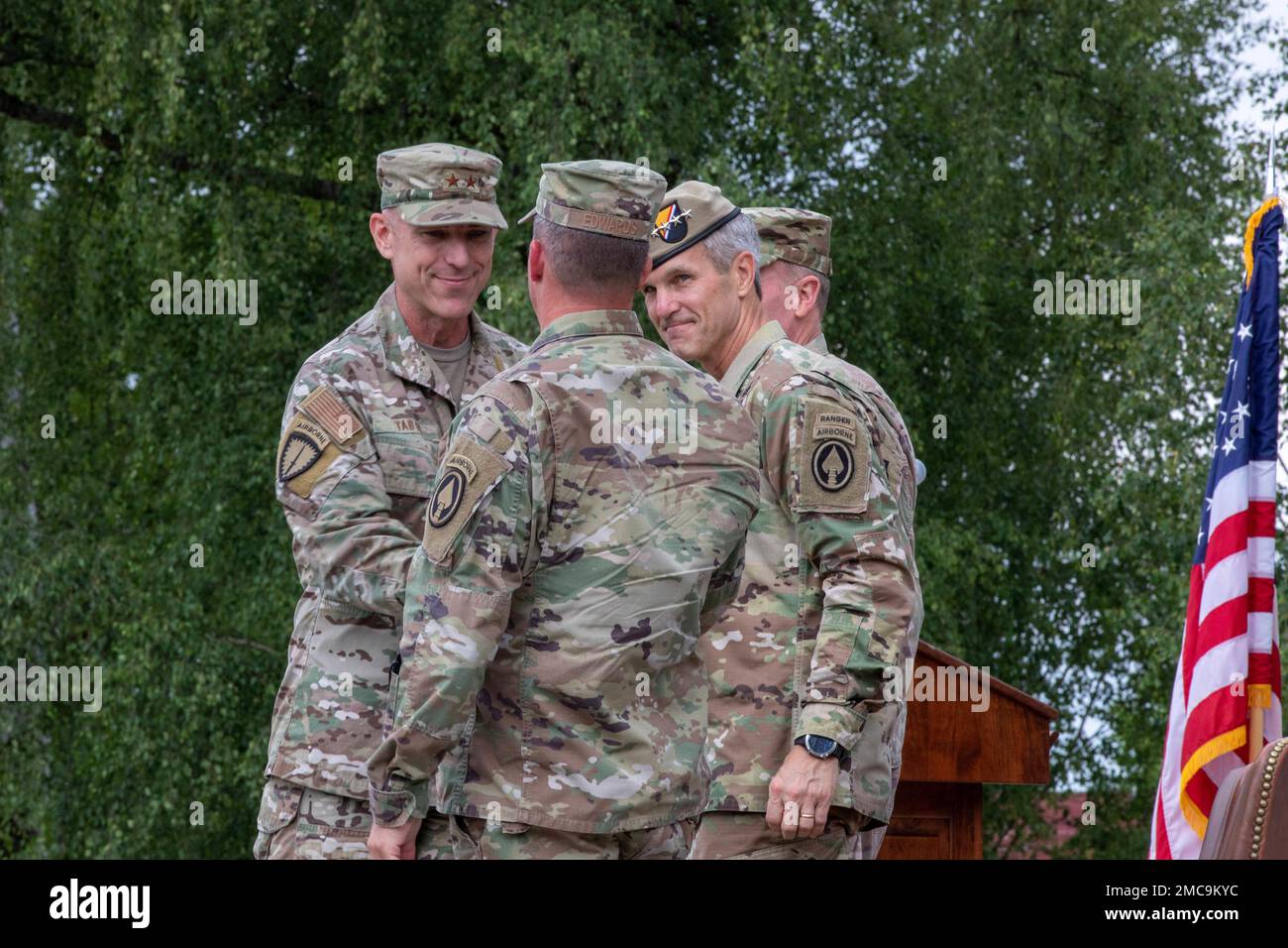 Maj. Gen. David H. Tabor, outgoing commander of Special Operations ...