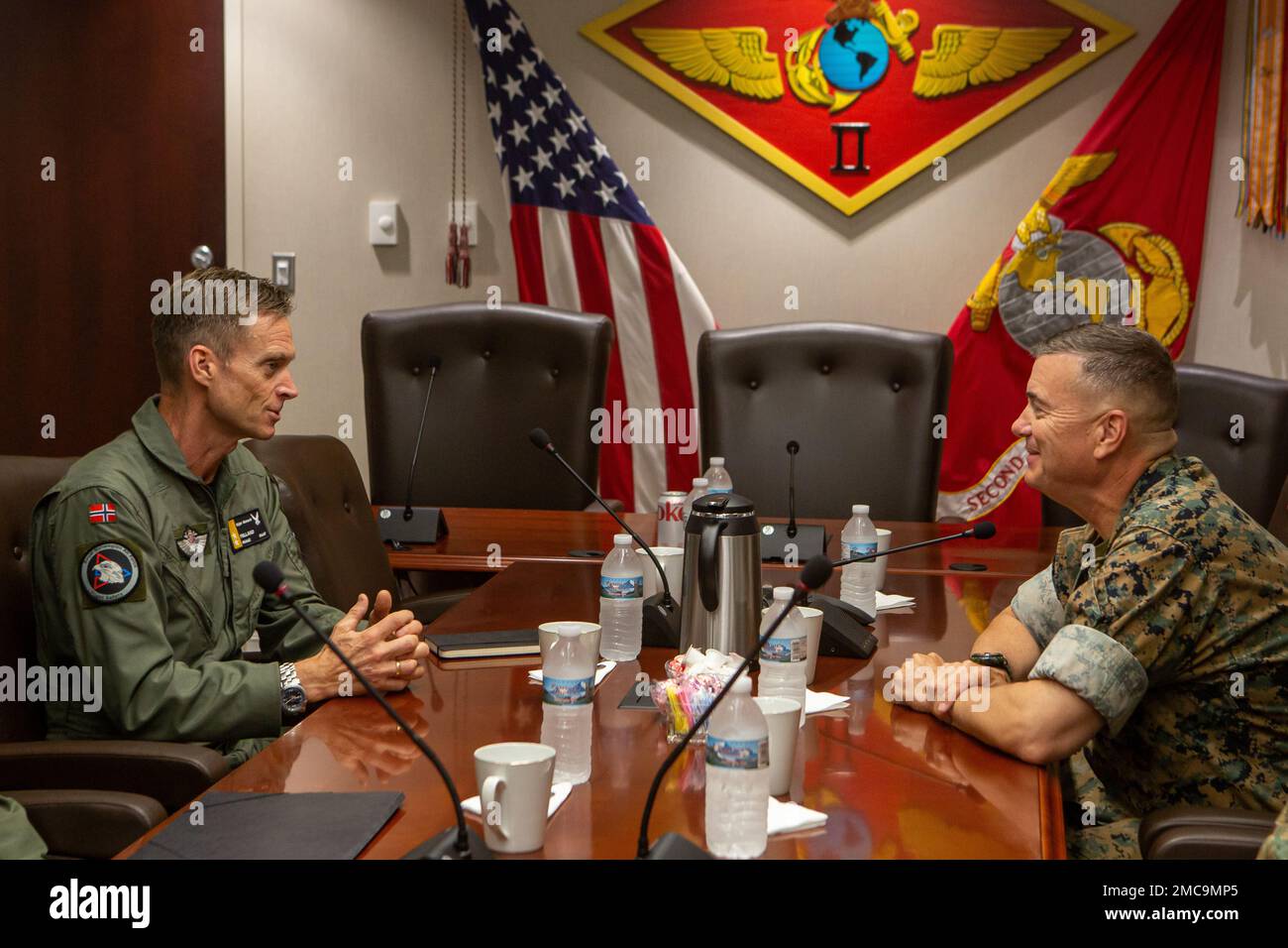 U.S. Marine Corps Maj. Gen. Michael Cederholm, commanding general of ...