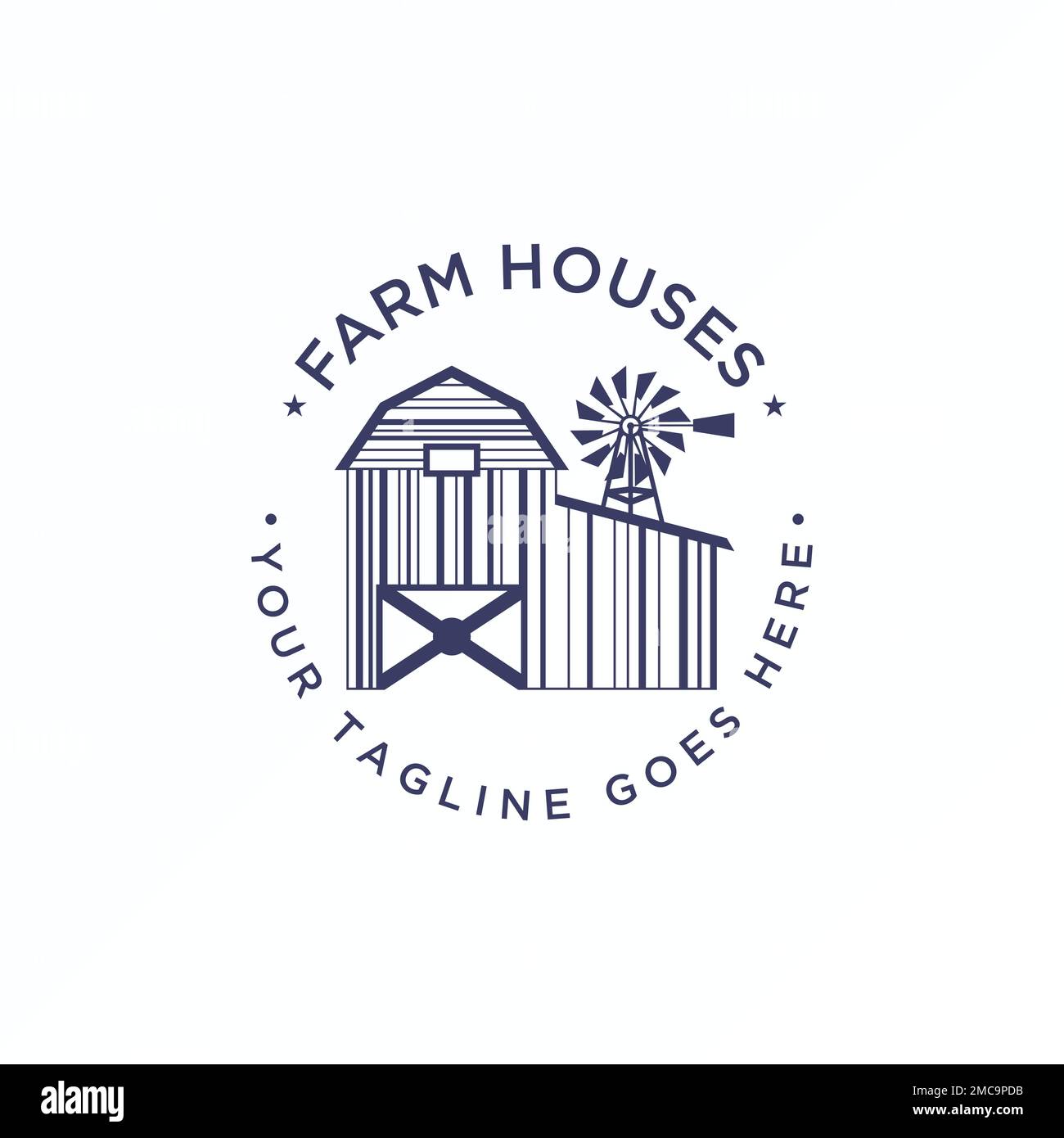 Animal enclosure, Warehouse, Windmill, Farm house image graphic icon logo design abstract ...