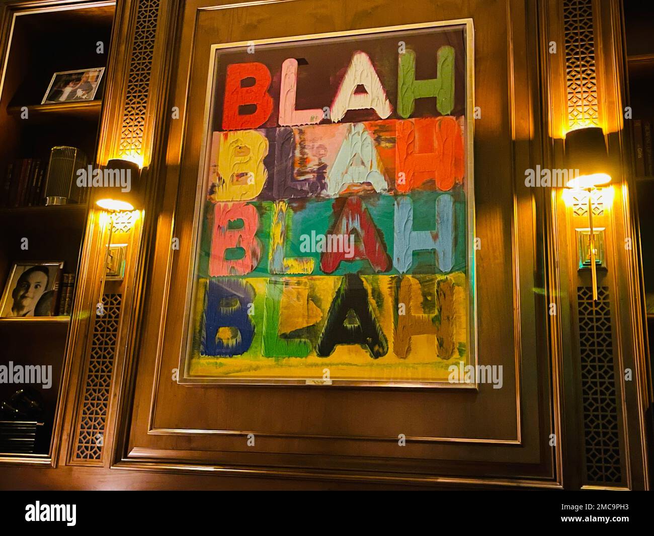 Blah painting hi-res stock photography and images - Alamy
