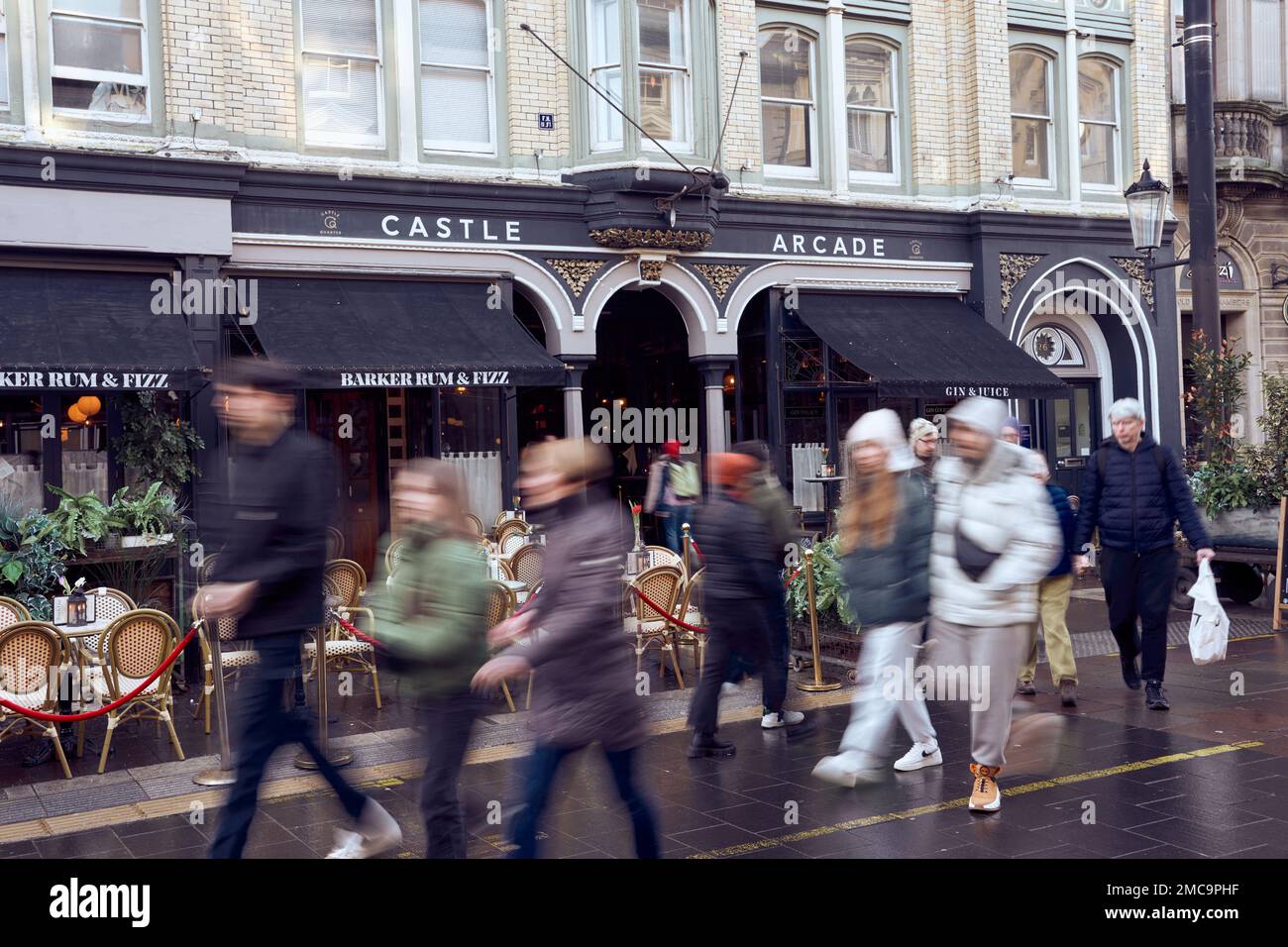 Victorian historic shopping arcade hi-res stock photography and images ...