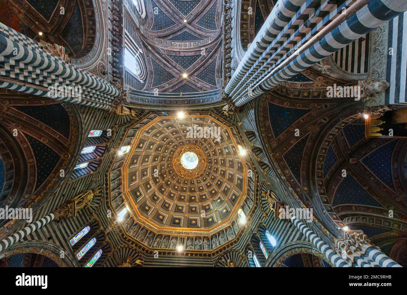 The cupola of Siena Duomo, Italy Stock Photo - Alamy