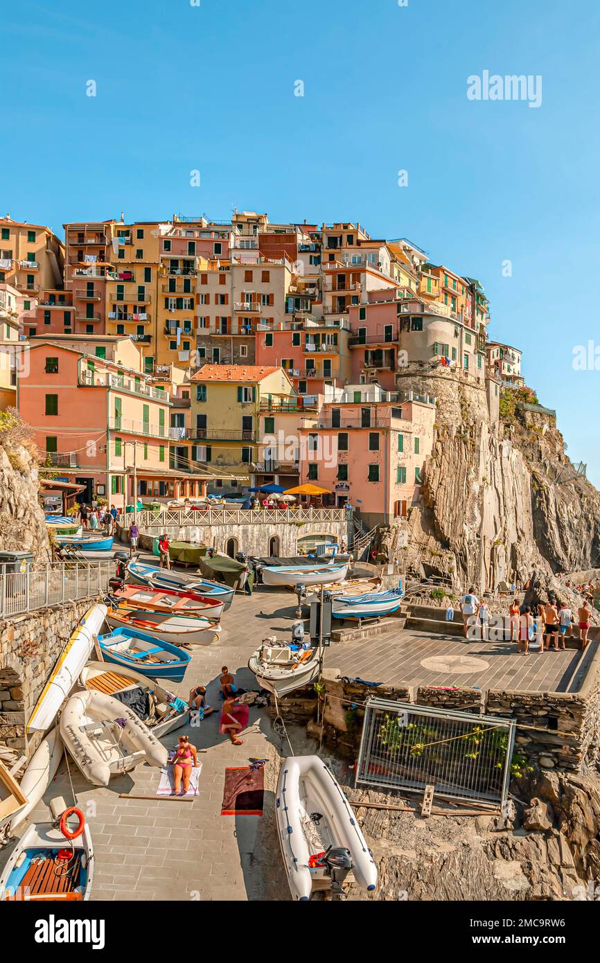 Terraced village Manarola at Cinque Terre National Park, Liguria, Italy ... Terraced village Manarola at Cinque Terre National Park, Liguria, Italy ...