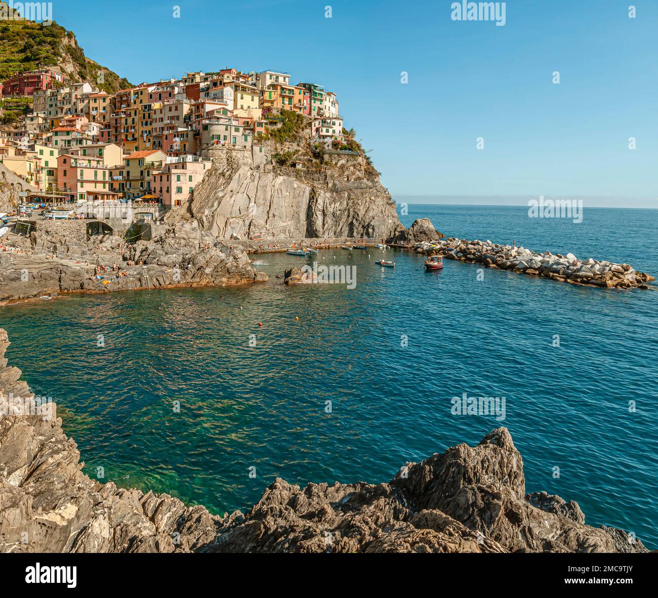 Terraced village Manarola at Cinque Terre National Park, Liguria, Italy ... Terraced village Manarola at Cinque Terre National Park, Liguria, Italy ...