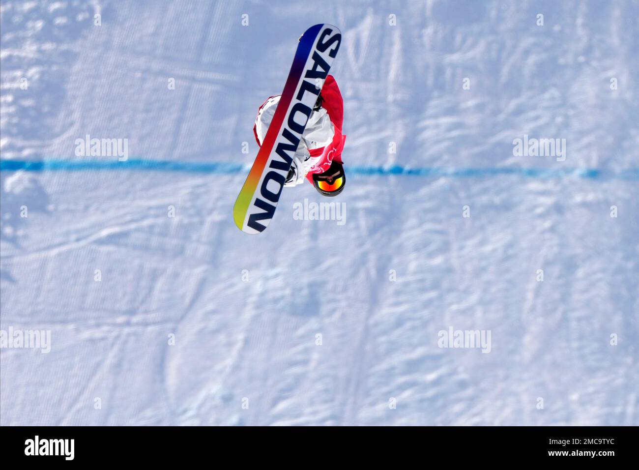Japan's Kaito Hamada competes during the men's slopestyle qualifying at ...