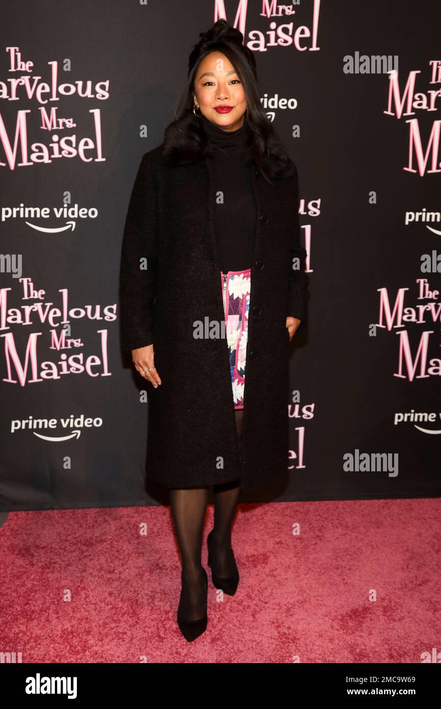 Actor Stephanie Hsu participates in the "The Marvelous Mrs. Maisel ...
