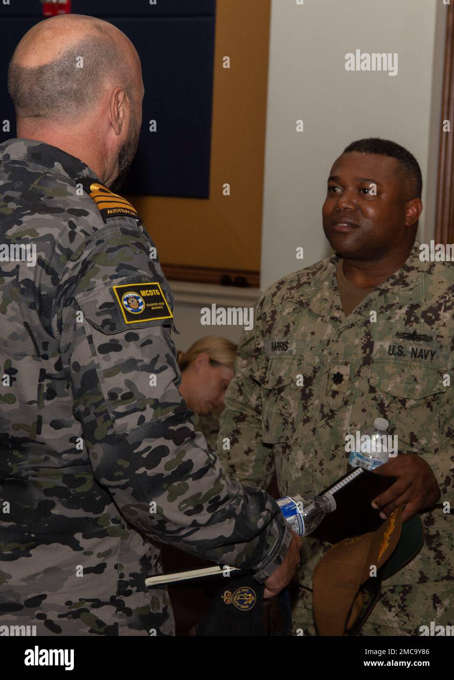 SAN DIEGO (June 28, 2022) – Royal Australian Navy Cmdr. Michael Kerrisk, commanding officer of ...