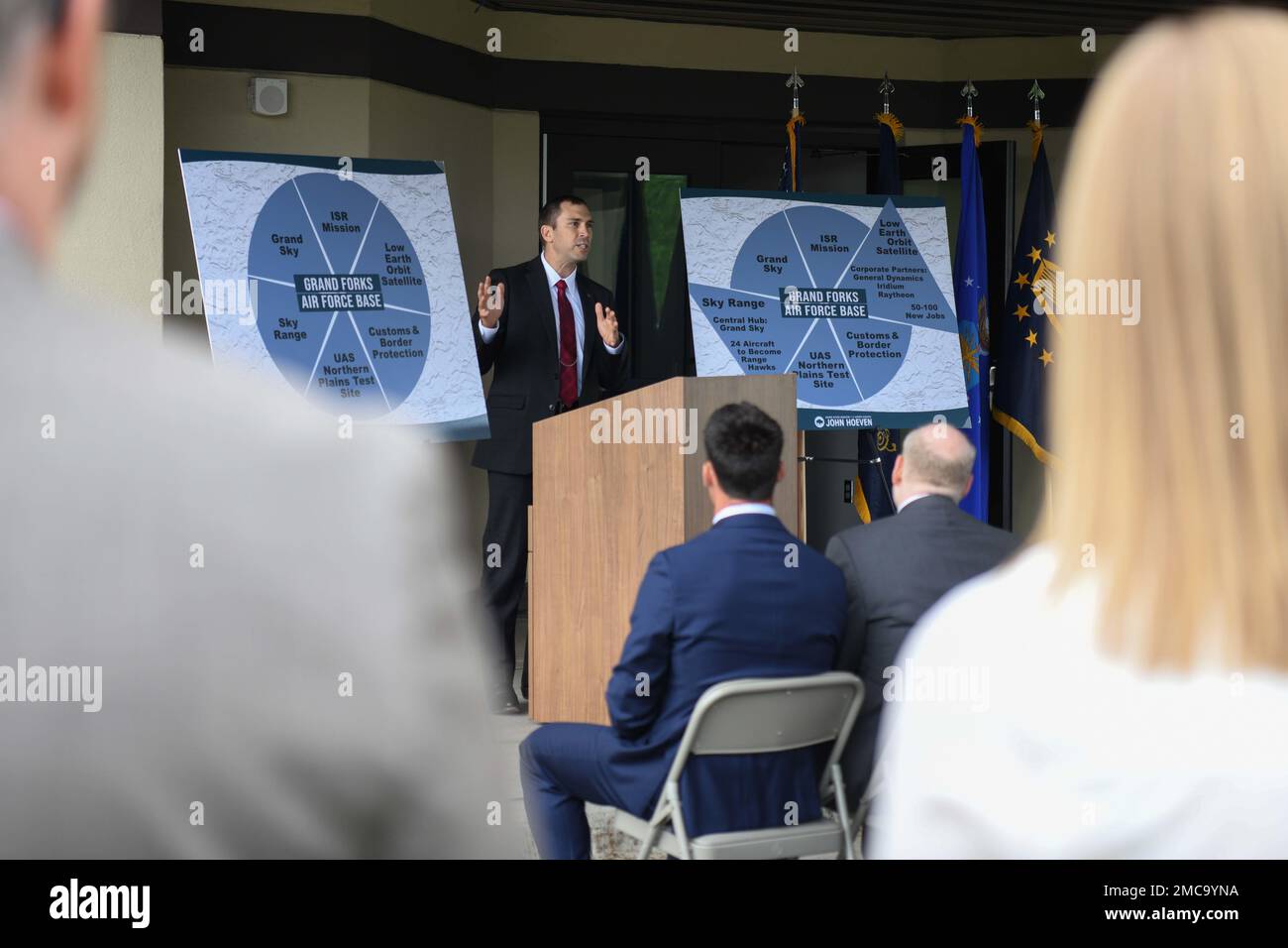 Derek Tournear, Space Development Agency director, speaks during a SDA ...