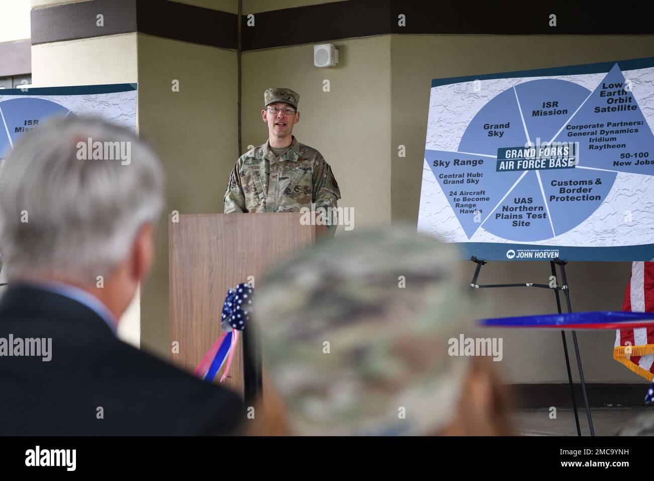 U.S. Air Force Col. Jeremy Fields, 319th Reconnaissance Wing vice ...