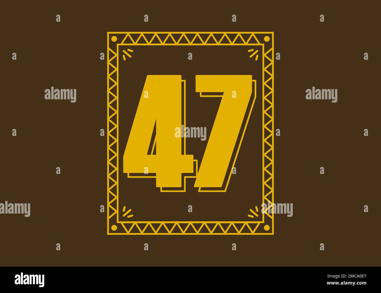 Card number 47 Stock Vector Images - Alamy