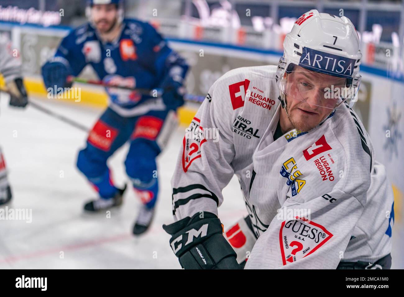 January 21, 2023, Zurich, Swiss Life Arena, NL: ZSC Lions - HC Lugano ...