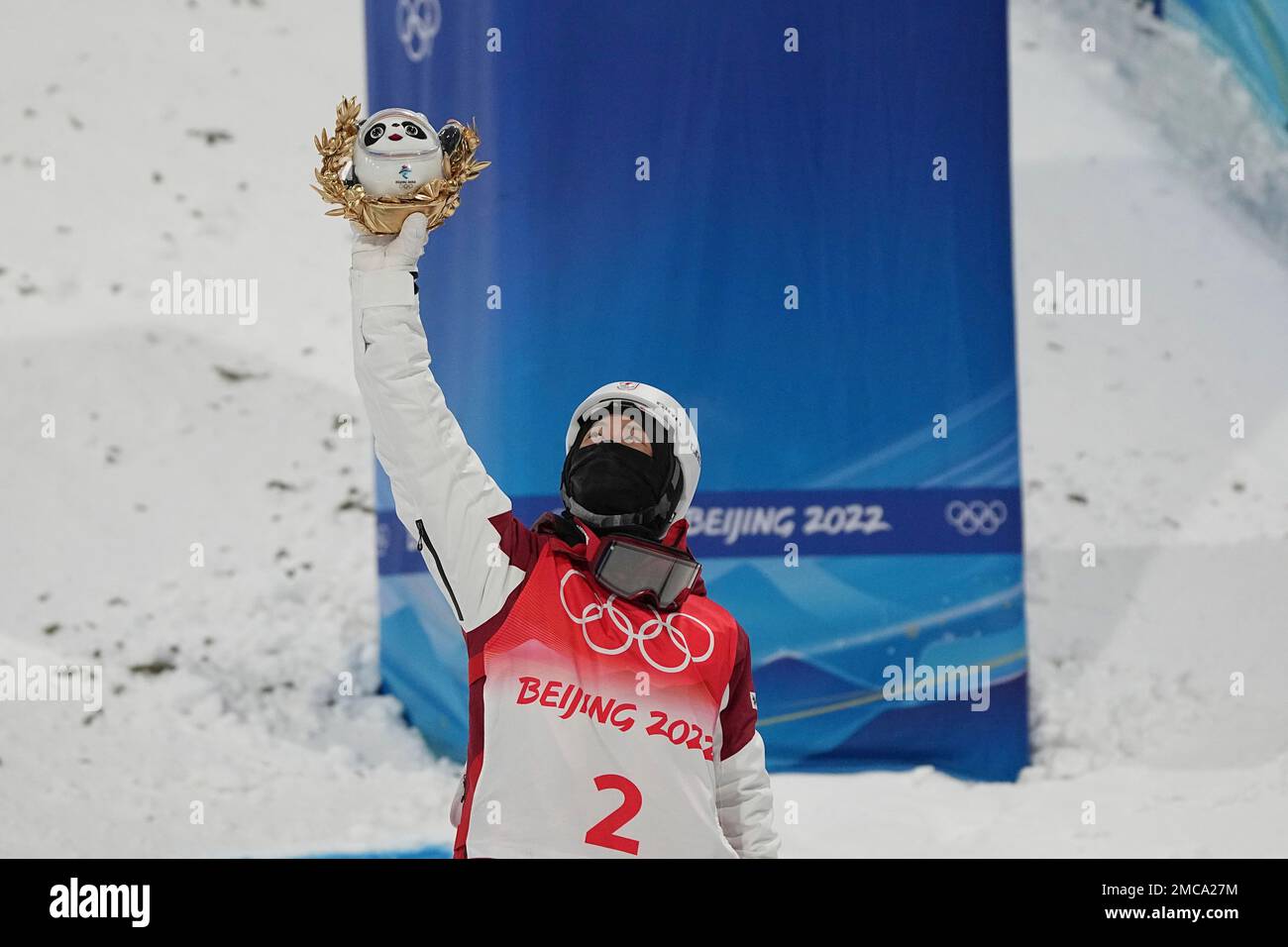 Japan's Ikuma Horishima poses after winning the bronze medal for the ...
