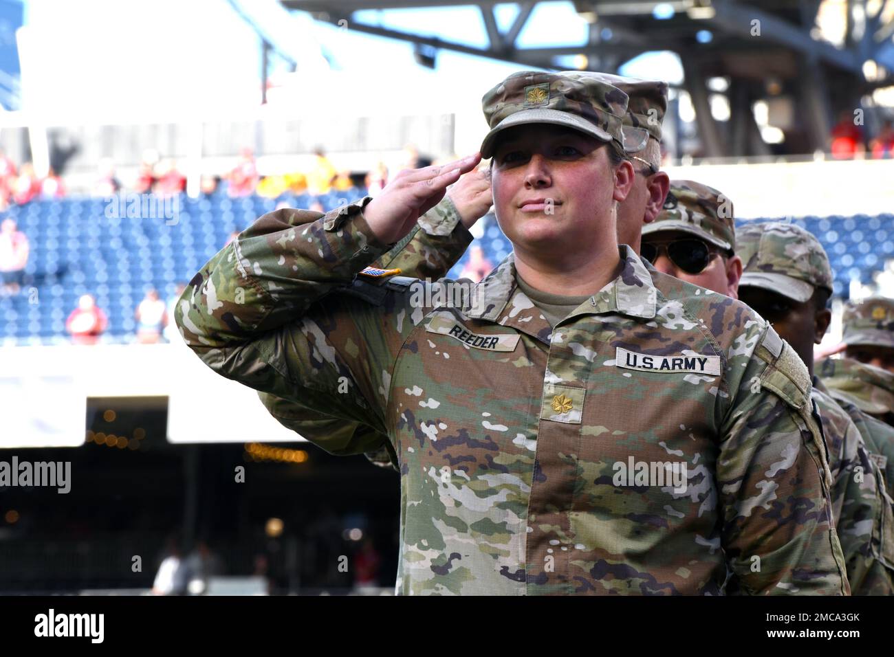 The Washington Nationals hosted National Guard Day at Nationals Park ...