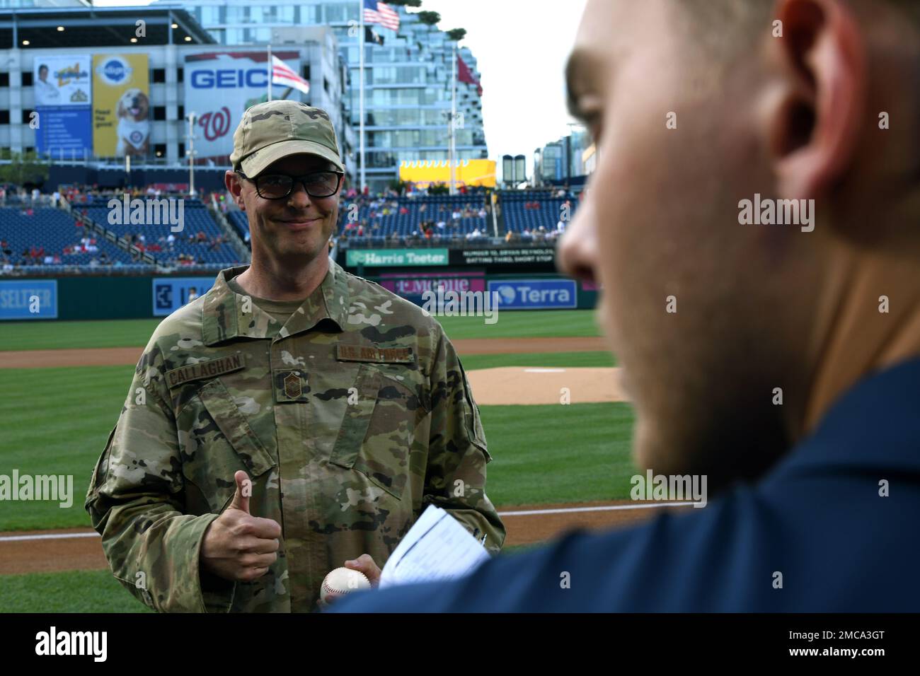 The Washington Nationals hosted National Guard Day at Nationals Park ...