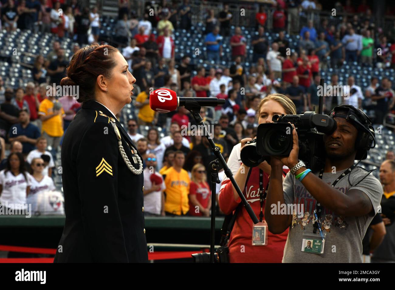The Washington Nationals hosted National Guard Day at Nationals Park ...