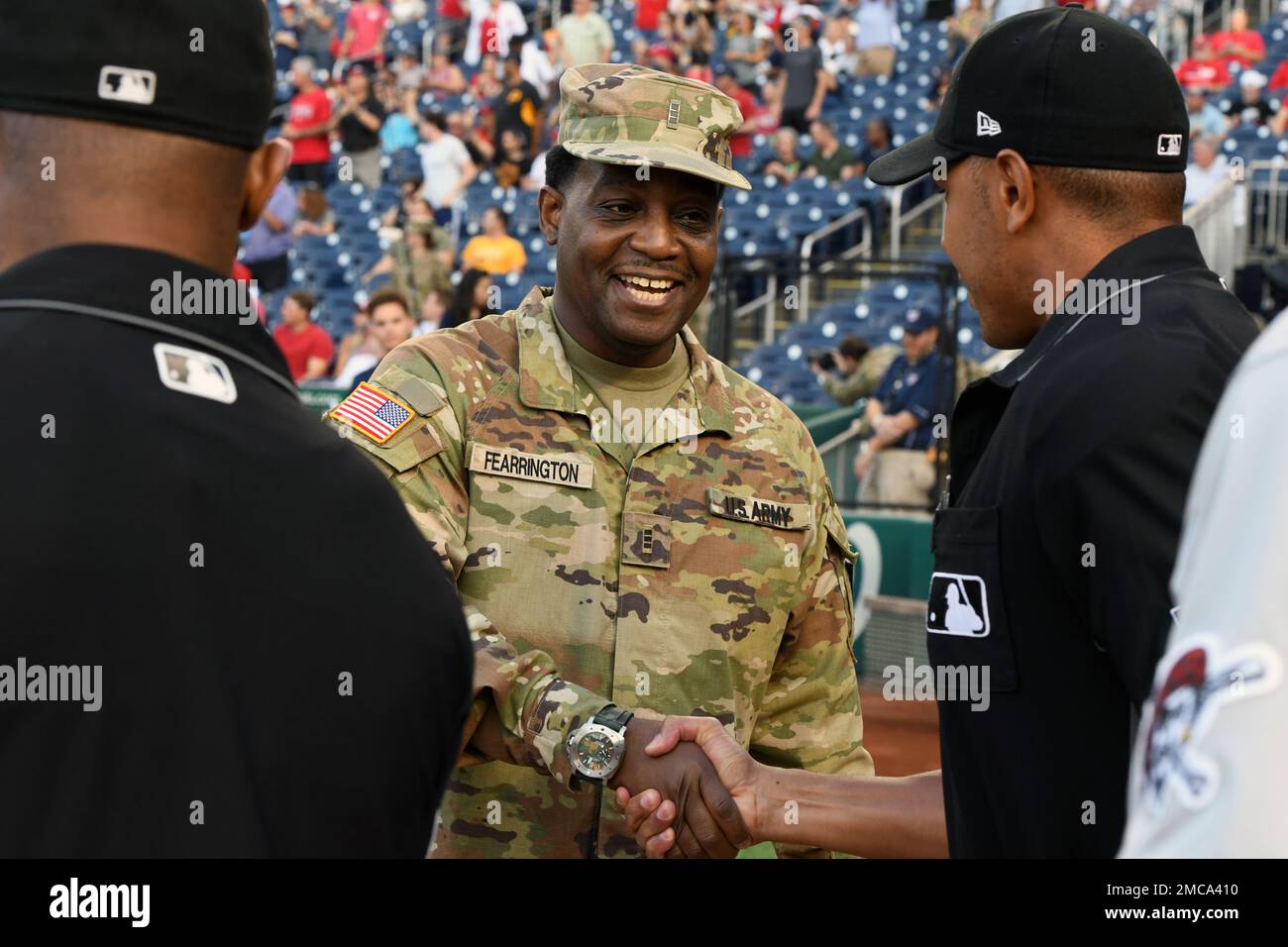 The Washington Nationals hosted National Guard Day at Nationals Park ...