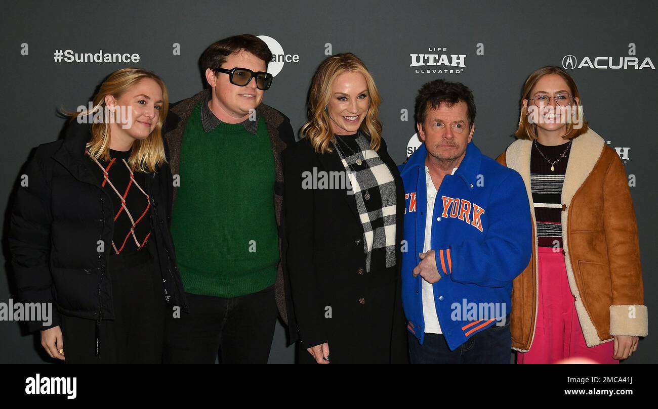 Park City, USA. 20th Jan, 2023. Sam Michael Fox. Schuyler Frances Fox ...