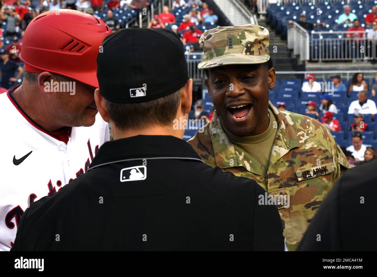 The Washington Nationals hosted National Guard Day at Nationals Park ...