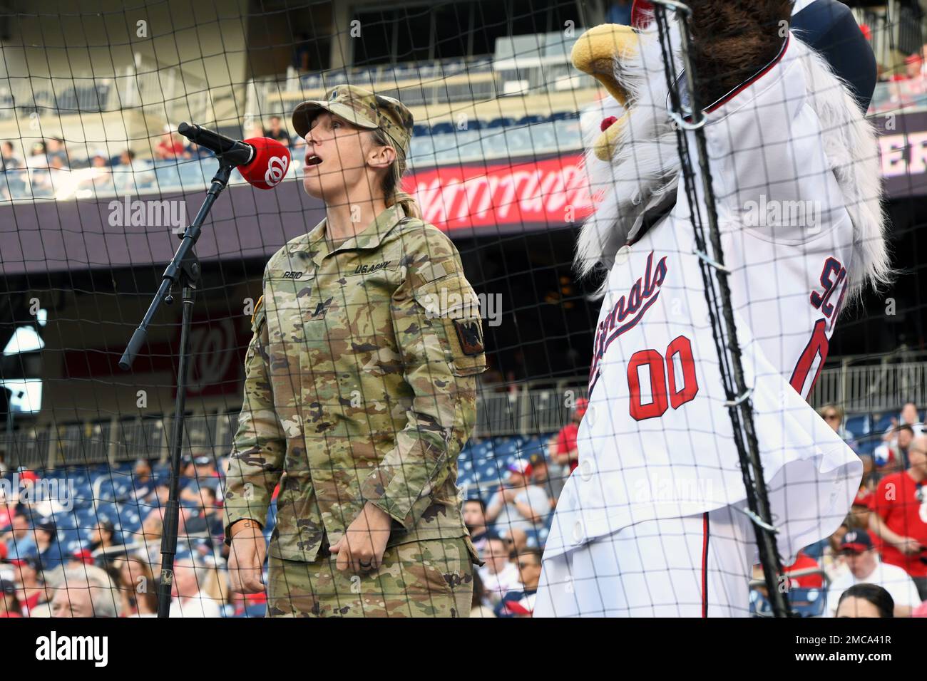 The Washington Nationals hosted National Guard Day at Nationals Park ...