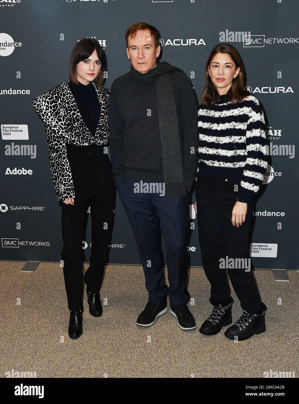 Park City, USA. 20th Jan, 2023. Emilia Jones, Andrew Durham and Sofia Coppola attend the 2023 ...
