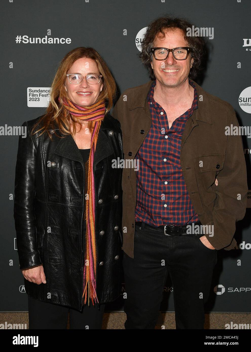 Park City, USA. 20th Jan, 2023. Elisabeth Shue and Davis Guggenheim ...
