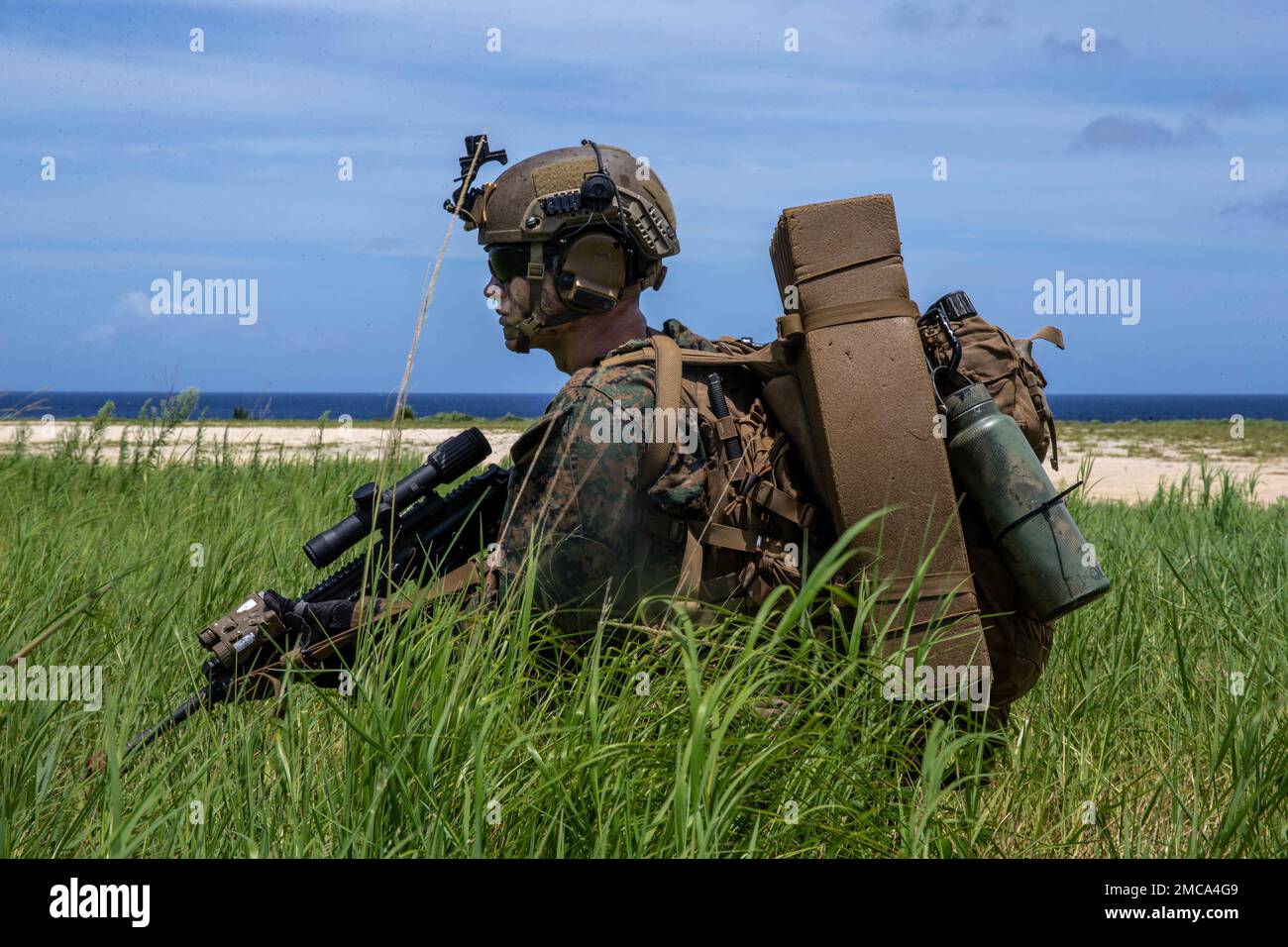 U.S. Marine Corps Cpl. Drew Wilkinson, an infantry Marine with ...