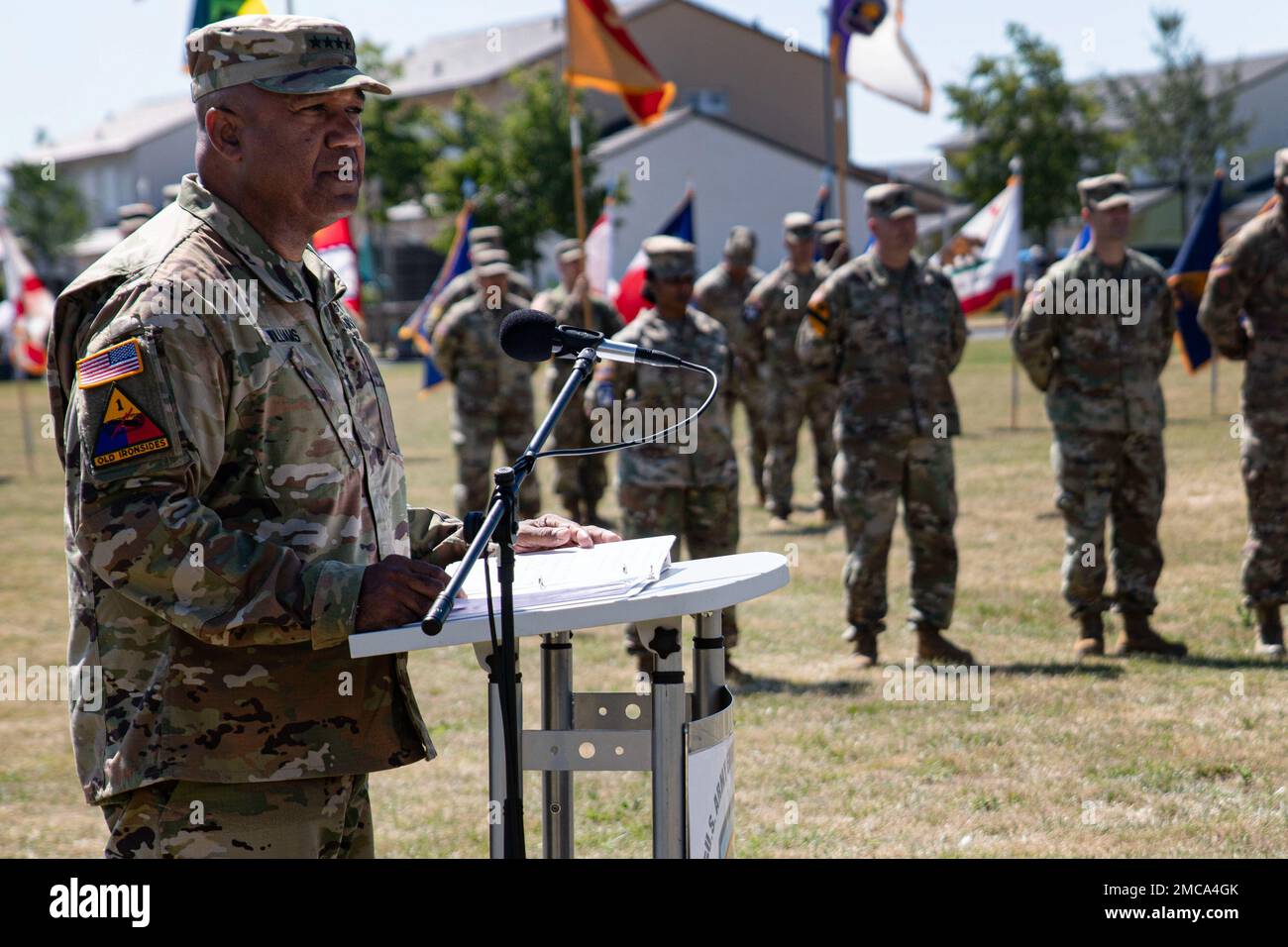 U.S. Army Gen. Darryl Williams, the new commander of U.S. Army Europe ...