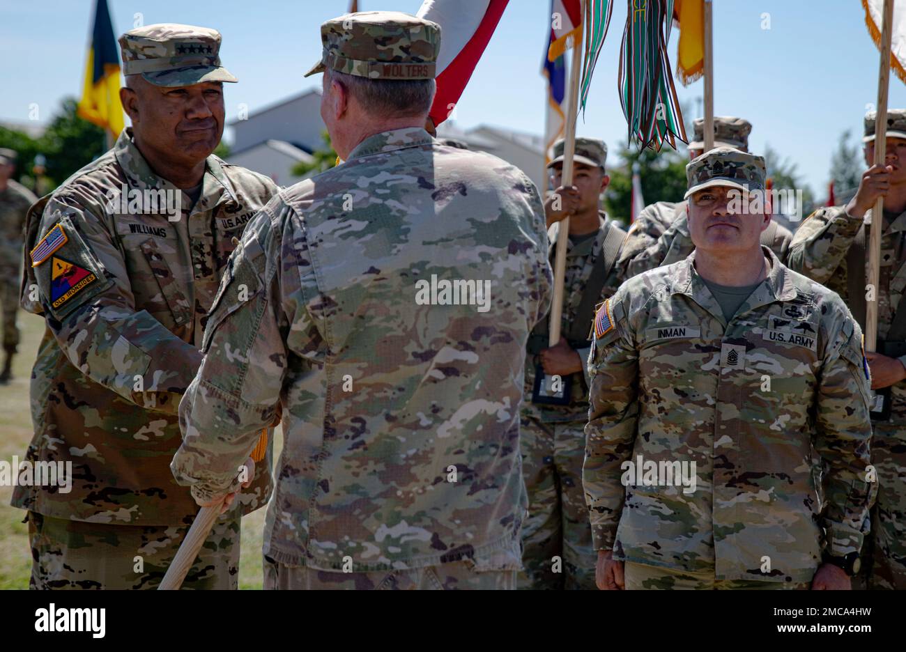 U.S. Army Gen. Darryl Williams, the new commander of U.S. Army Europe ...