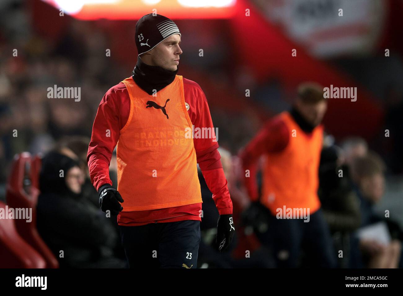EINDHOVEN - Joey Veerman of PSV Eindhoven during the Dutch premier ...