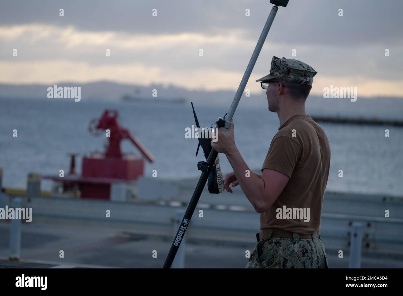 U.S. Navy Engineering Aide 3rd class Sean McNeill, with Combat ...
