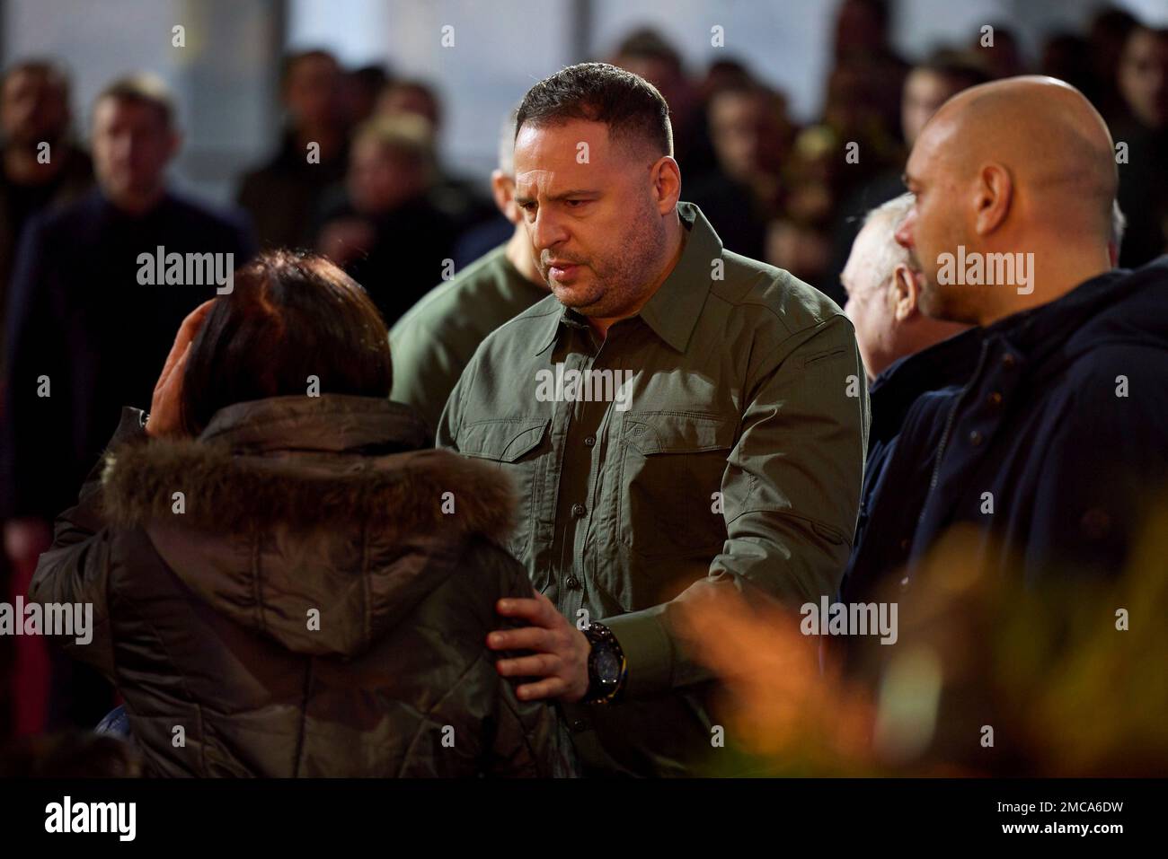Kyiv, Ukraine. 21st Jan, 2023. Ukrainian Presidential chief of staff ...