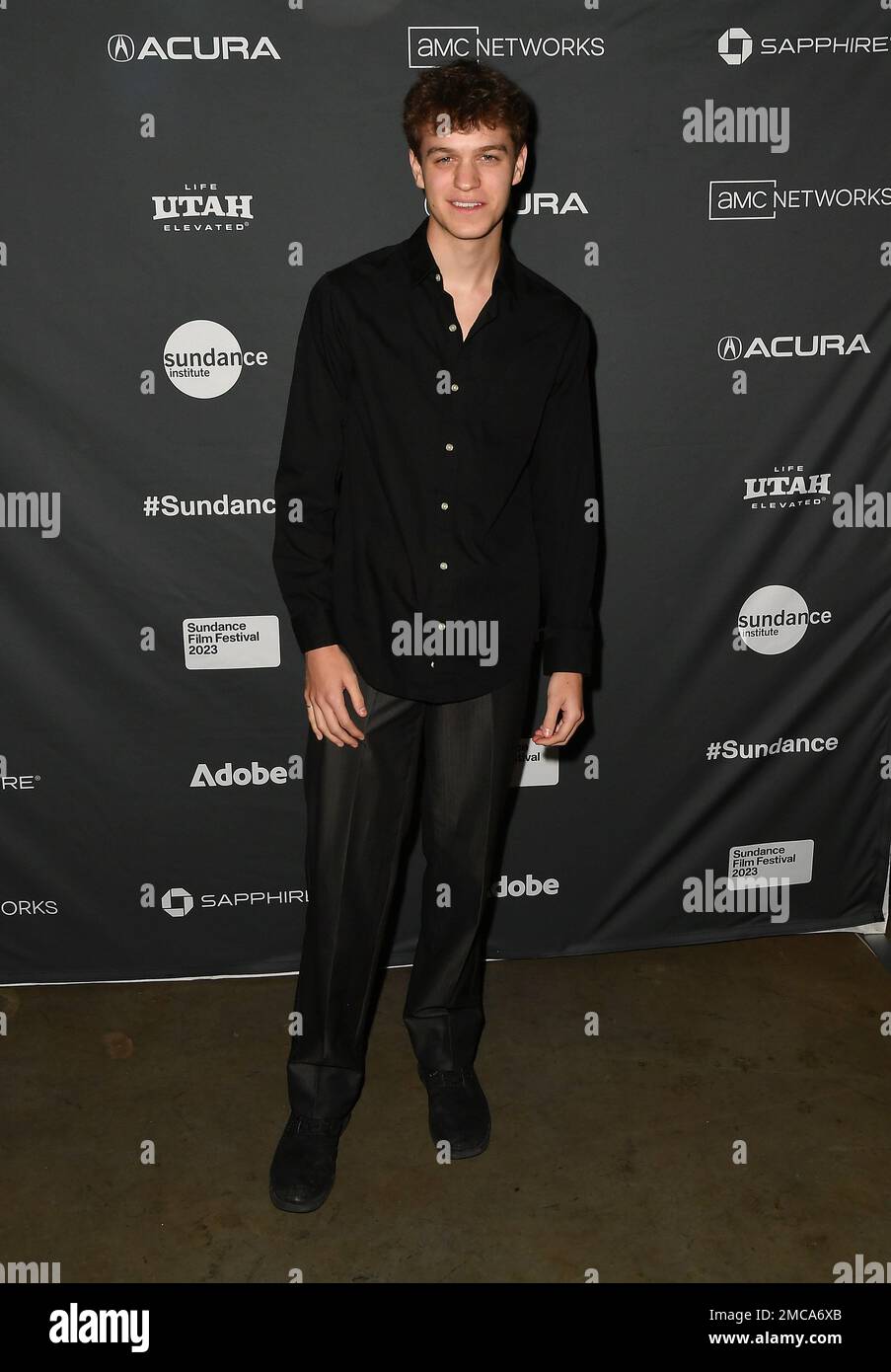 Jacob Buster attends the 2023 Sundance Film Festival "Aliens Abducted My Parents and Now I Feel ...