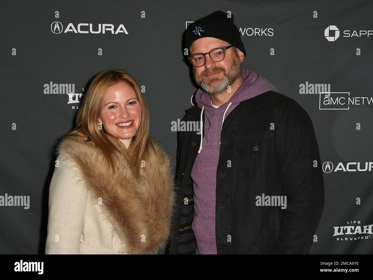 Hailey Smith and Matt Biedel attend the 2023 Sundance Film Festival ...
