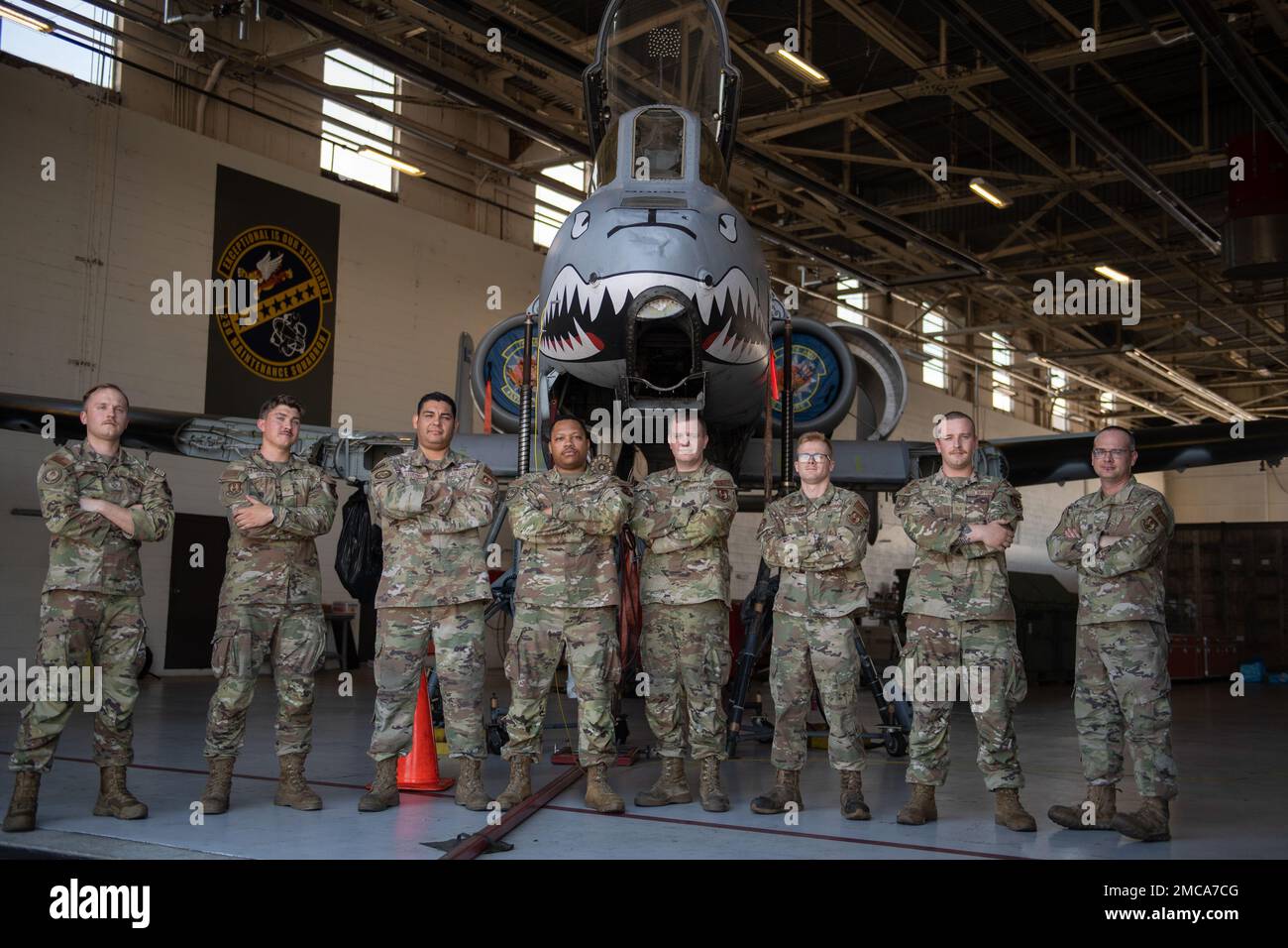 U.S. Air Force Airmen assigned to the 309th Aircraft Maintenance Group ...