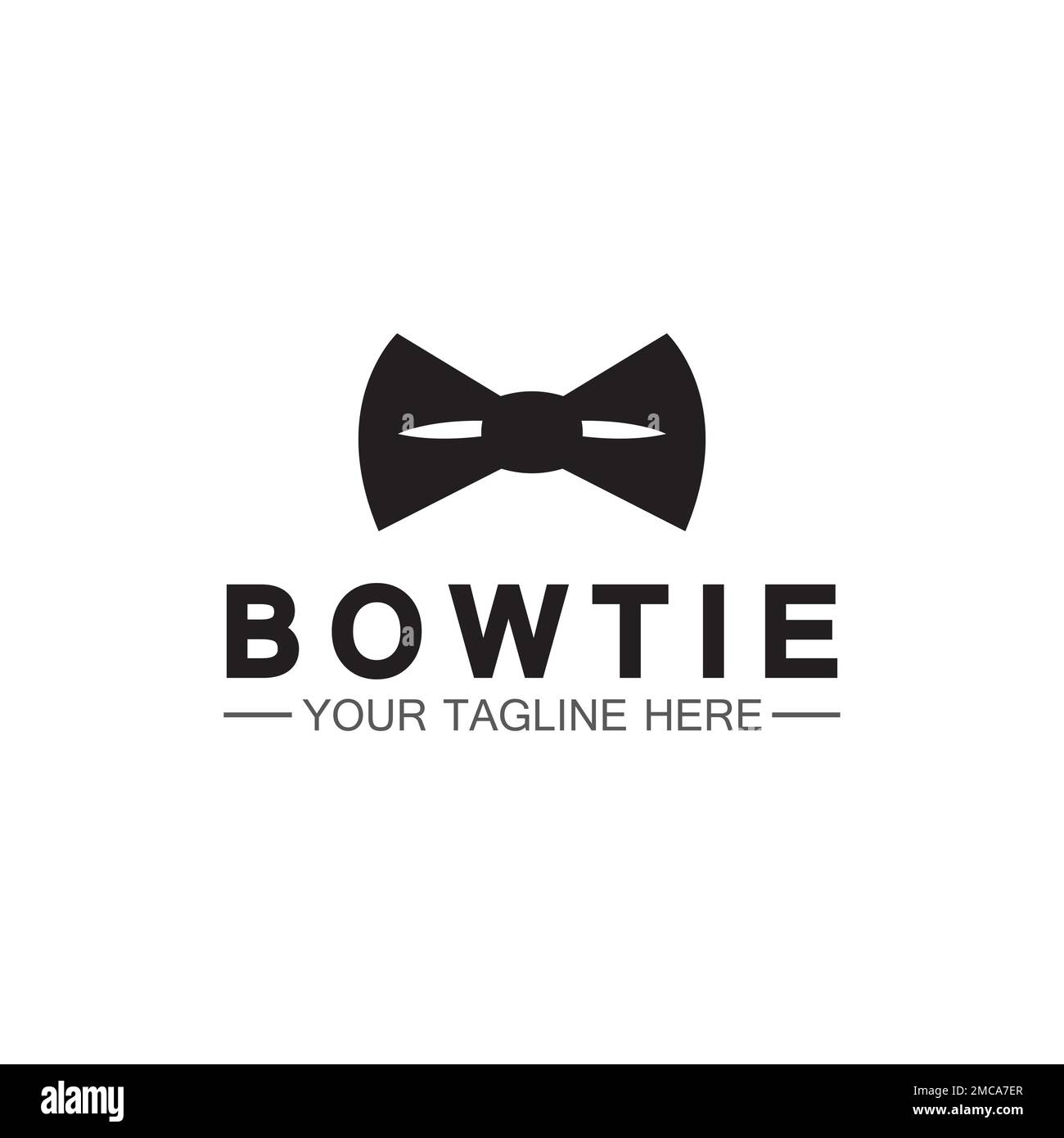 vintage silhouette bow tie logo vector illustration design. butterfly ...