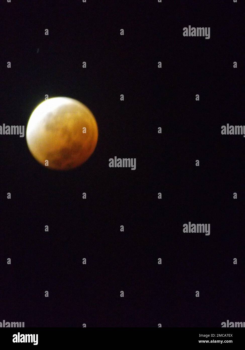 A view of the full moon eclipse Stock Photo - Alamy