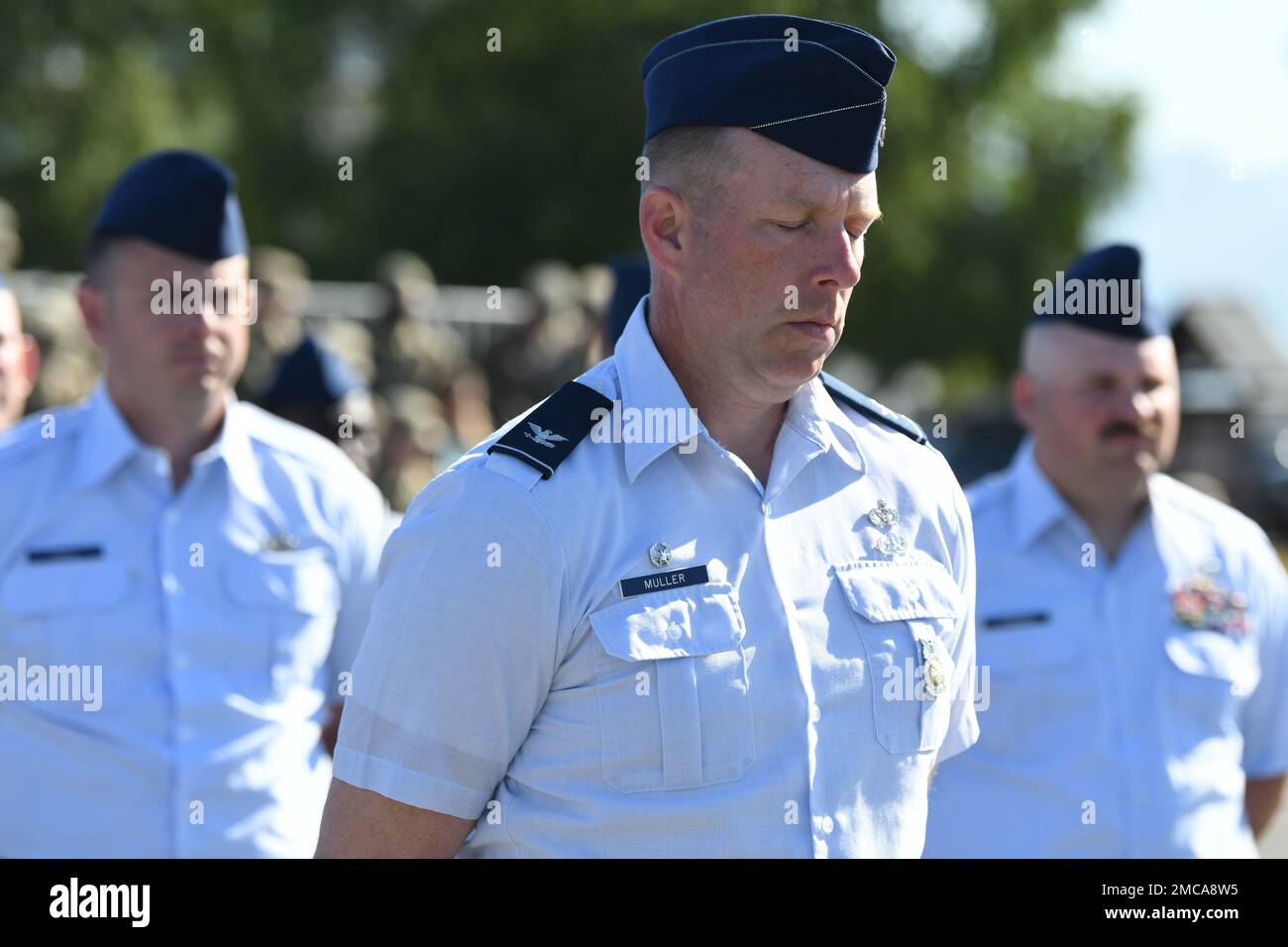 U.S. Air Force Col. Kurt Muller, 673d Civil Engineer Group commander ...