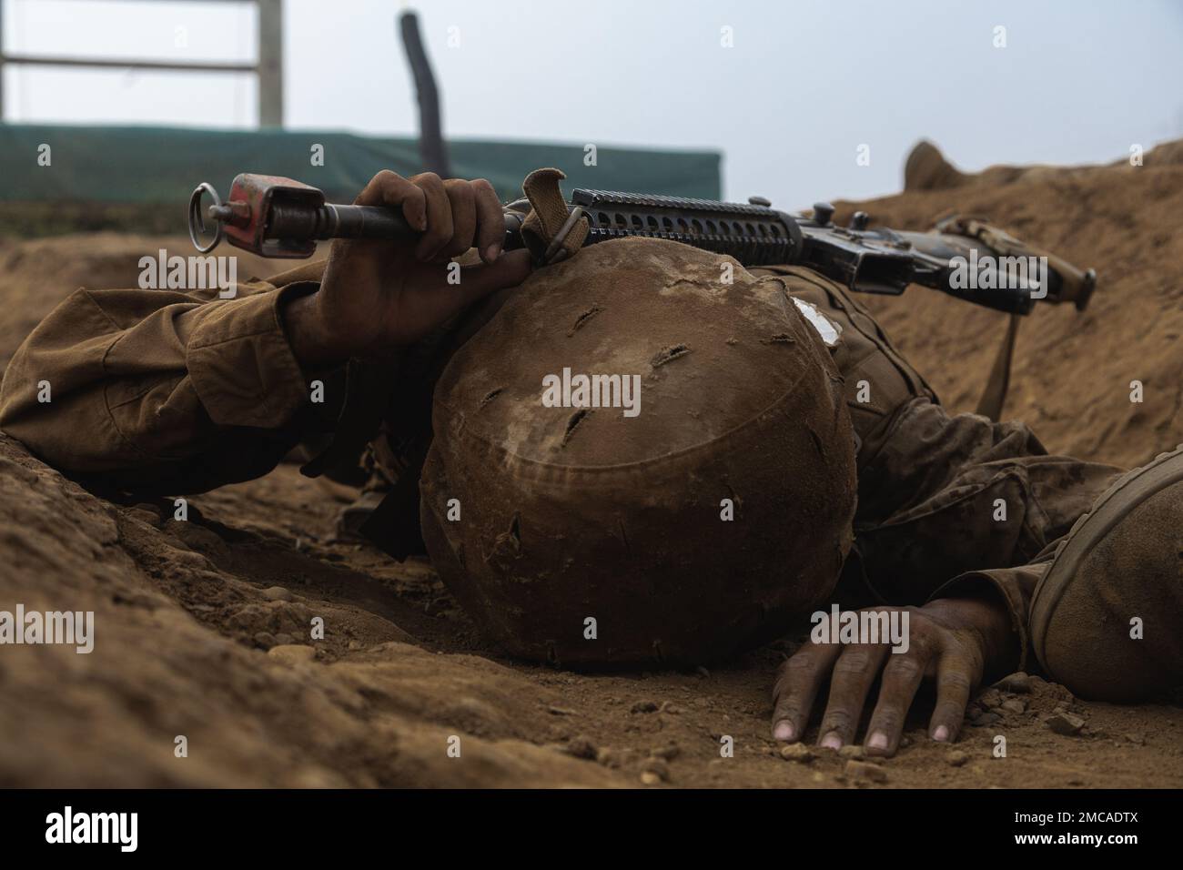 A U.S. Marine Corps recruit with India Company, 3rd Recruit Training ...