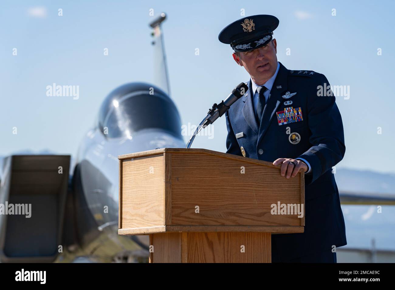U.S. Air Force Lt. Gen. David Krumm, the commander of the Alaskan North ...