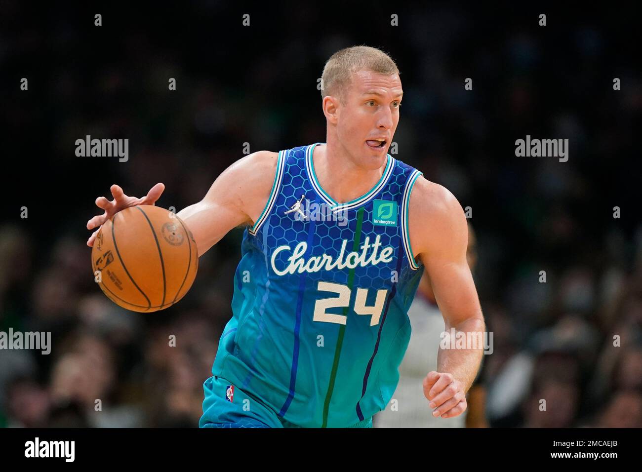 Charlotte Hornets center Mason Plumlee (24) during the second half of ...