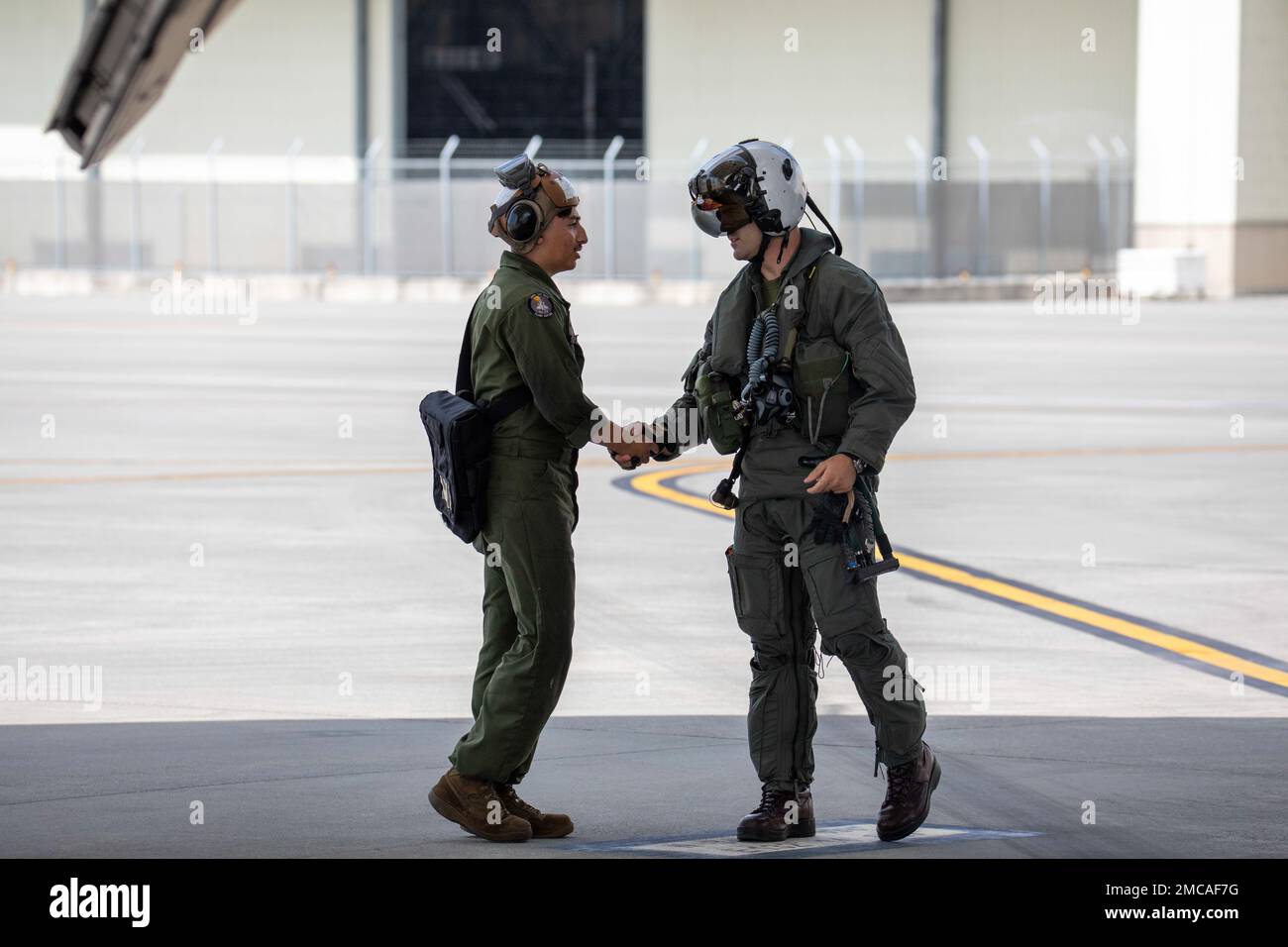 U.S. Marine Corps Lance Cpl. Dylan Chavez a fixed wing aircraft ...