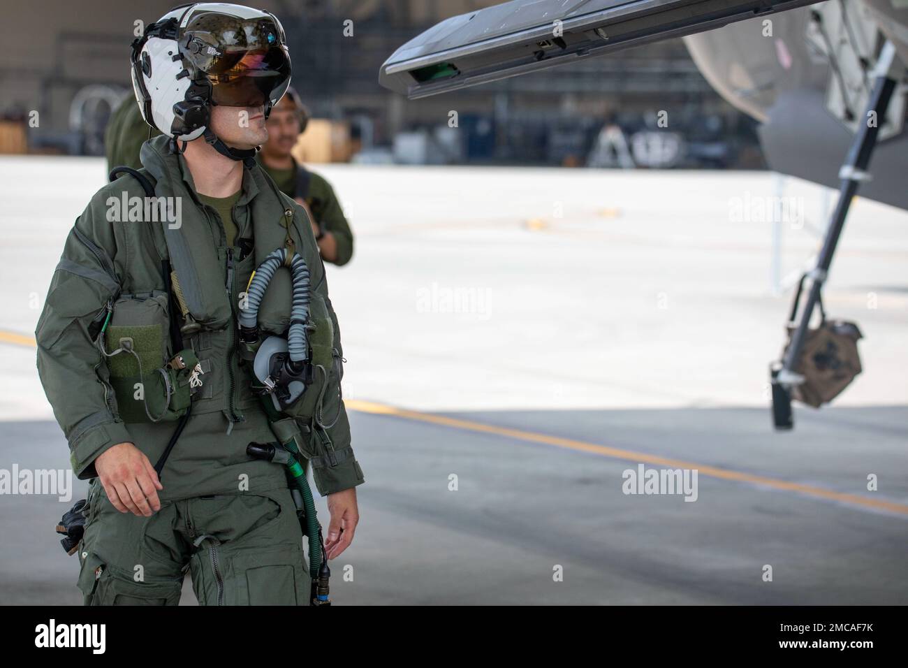 U.S. Marine Corps Capt. Jason Granzella, a pilot with Marine Fighter ...