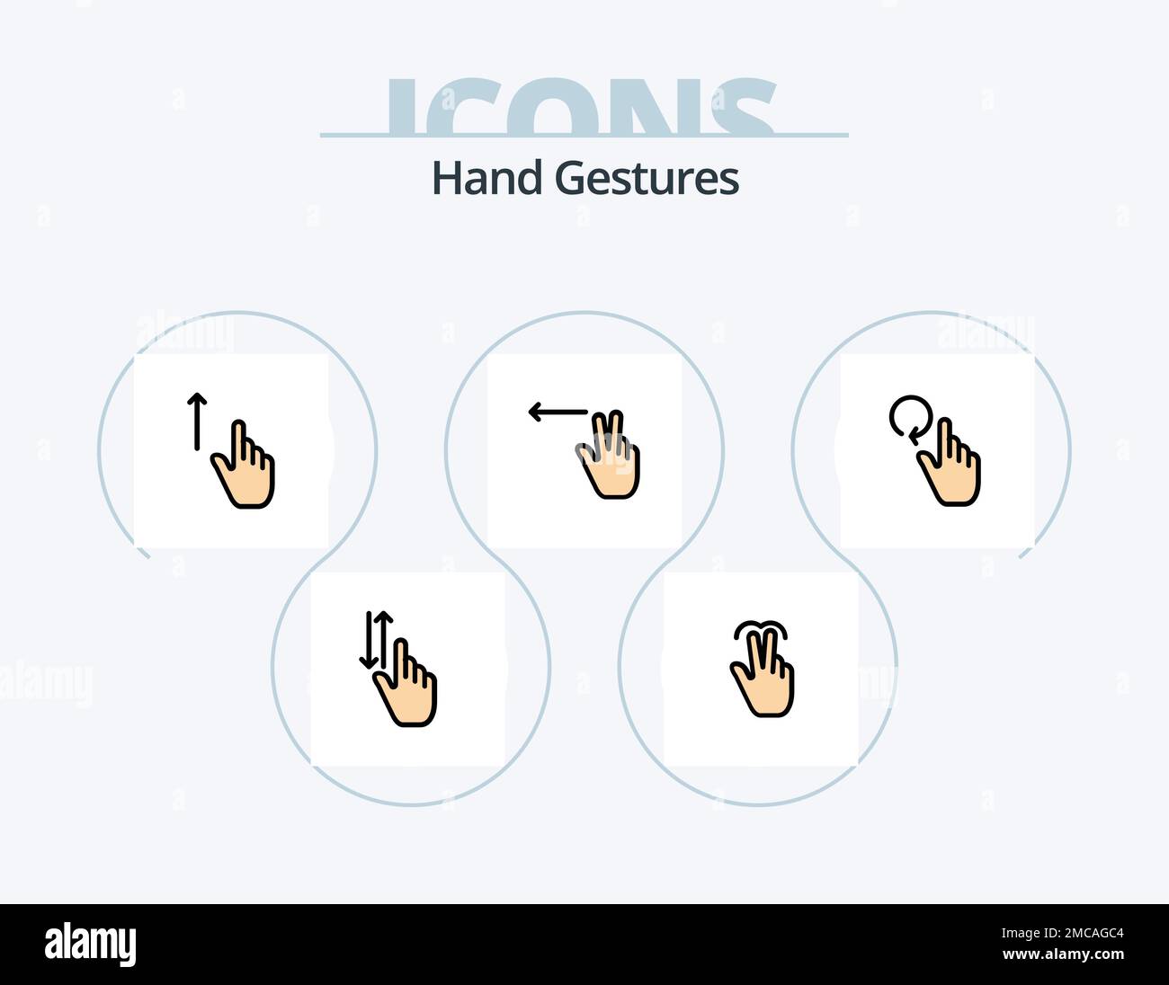 Hand Gestures Line Filled Icon Pack 5 Icon Design. hand. gesture ... Hand Gestures Line Filled Icon Pack 5 Icon Design. hand. gesture ...